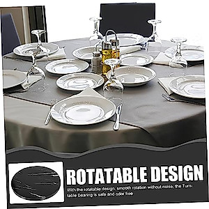 Table Turntable Kitchen Turntable Spices Turntable Table top Turntable Wood Table Rotating Plate Marble Table Turntable for Food for Dining Room Table to Rotate Dining Table Wooden