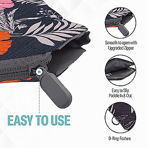 Palms-O-Aces Elongated Pickleball Paddle Cover - Protect Your Paddle with Our Durable and Padded Pickleball Paddle Covers Elongated - Zipper Closure and Canvas Material Elongated Pickleball Cover