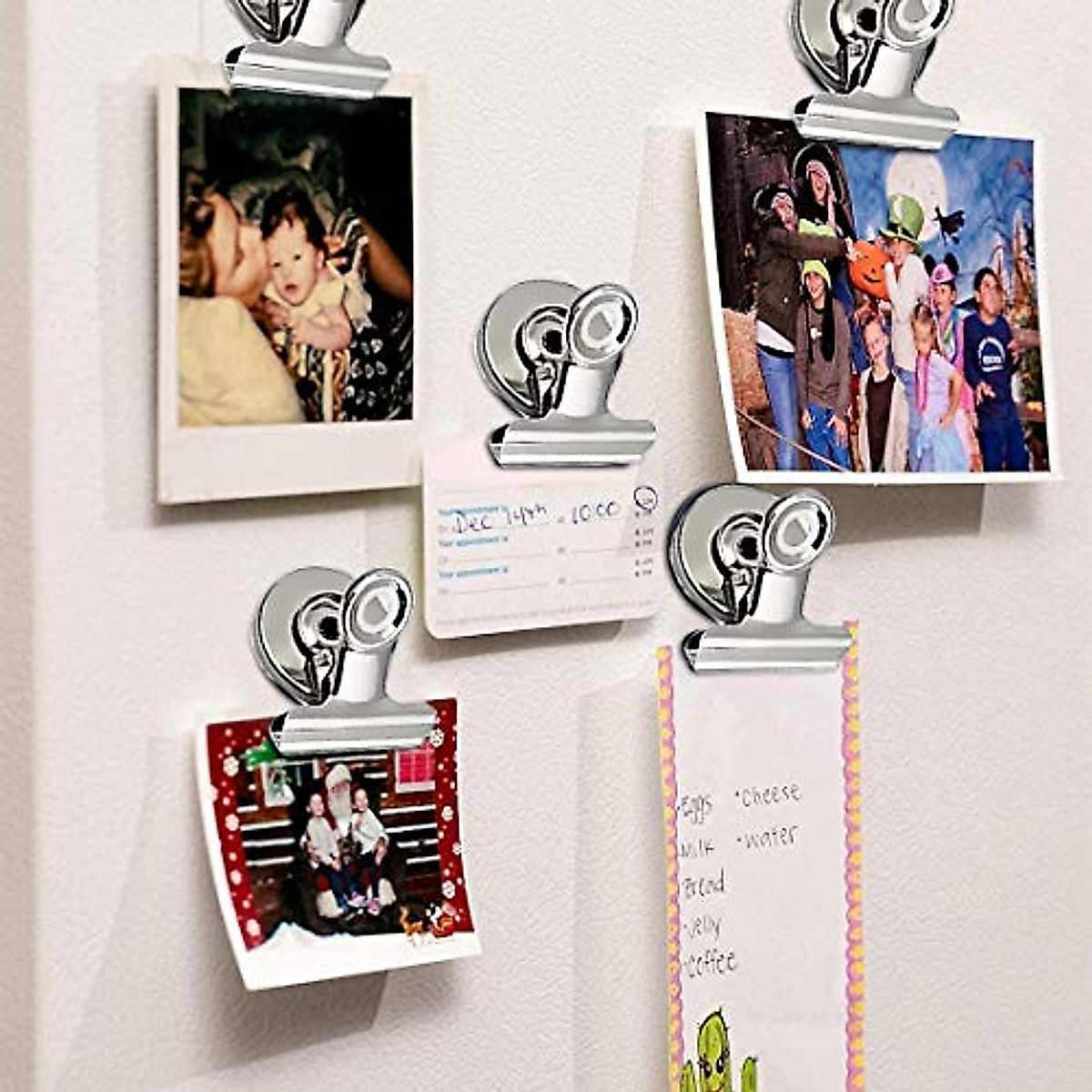 50Pack Fridge Magnets Refrigerator Magnets Magnetic Clips with Black Flannelette for Scratch Safe - Perfect Office Magnets,Photo Magnets