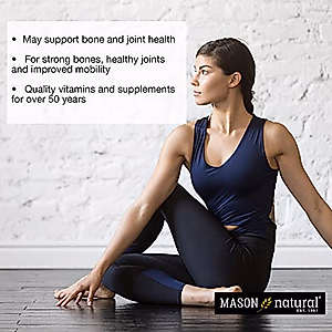 Mason Natural Calcium Magnesium & Zinc - Supports Healthy Bones, Enhances Muscle and Nerve Function, Immune System Booster, 100 Tablets (Pack of 3)