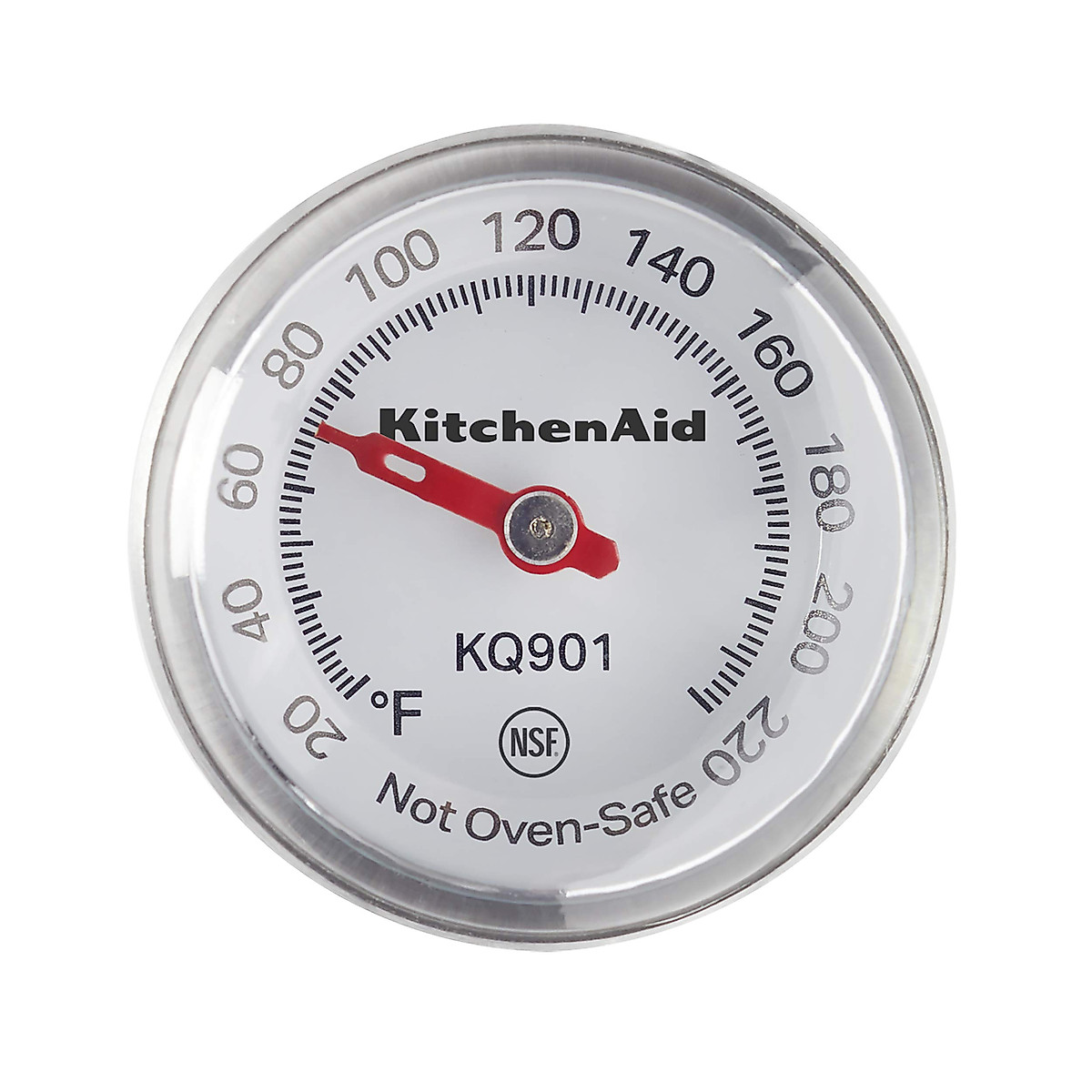 KitchenAidKQ901 Instant Read Food Thermometer for Kitchen or Grill, TEMPERATURE RANGE: 20F to 220F, 1 Inch Dial, Blue Velvet