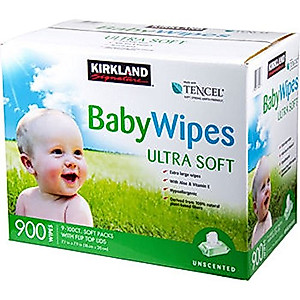 Kirkland Signature Baby Wipes (900 Wipes)