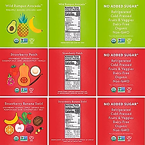 Once Upon a Farm | Organic Farmer's Finest Sampler | Mango, Veggie, Strawberry, Blueberry, Avocado, Kale Apple, Strawberry Banana, Berry | Cold-Pressed | No Sugar Added | Dairy-Free Plant Based | Variety Pack of 24