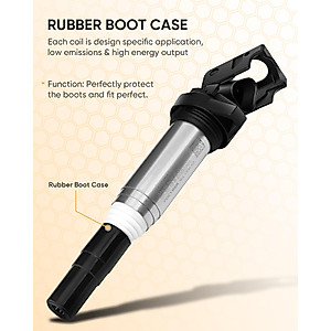 POCYBER Ignition Coil Pack Set of 6 for BMW Compatible with BMW 325i 325Ci 328i 330Ci 335i 525i 528i 530i 535i 545i X3 X5 M5 M6 Z4 Mini & more, Replaces OE# 12138616153