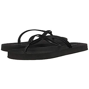 Old Navy Flip Flop Sandals for Woman, Great for Beach or Casual Wear (10, Black)