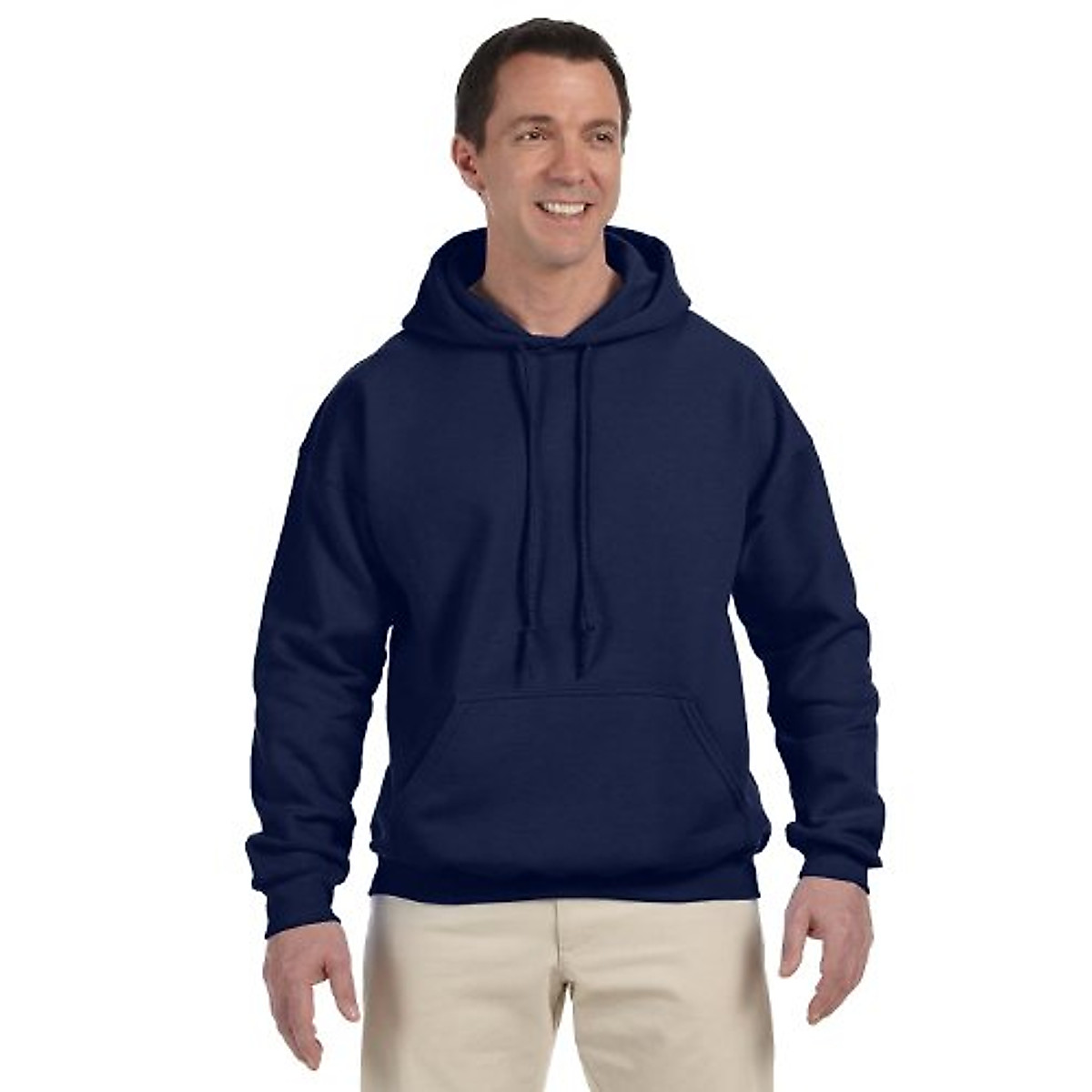 Gildan 9.3 oz Pullover Hooded Sweatshirt (12500) Large Navy