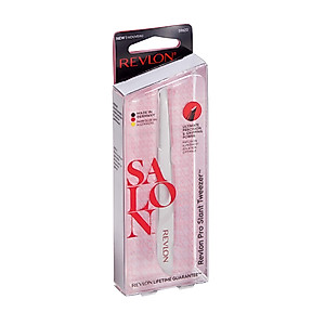 Revlon Salon Pro Slant Tweezer, Made with Corrosion Resistant Stainless Steel