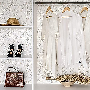 Heroad Brand Boho Peel and Stick Wallpaper Leaf Contact Paper Peel and Stick Floral Removable Wallpaper Self Adhesive Wallpaper for Walls Cabinets Shelf Liner Thicken Vinyl Roll 15.5” x 118”