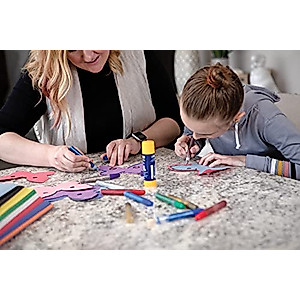 Creativity Street Glitter Glue Pens, Classroom Pack, Assorted Iridescent & Neon Colors, 0.34 fl. oz., 72 Pens