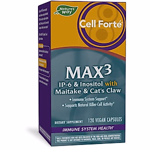 Nature's Way Cell Forté MAX3 IP-6 & Inositol w/Maitake & Cat's Claw, 120 VCaps