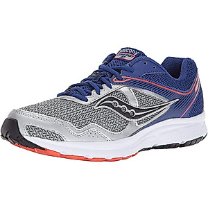 Saucony Men's Cohesion 10 Running Shoe, Silver Blue, 11 M US