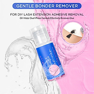 Lash Extension Kit False Eyelashes - Bepholan Lash Clusters With Lash Bond Sealer Glue Remover 24 Clusters lash Natural Look C curl Lashes Pack, CT03-14mm