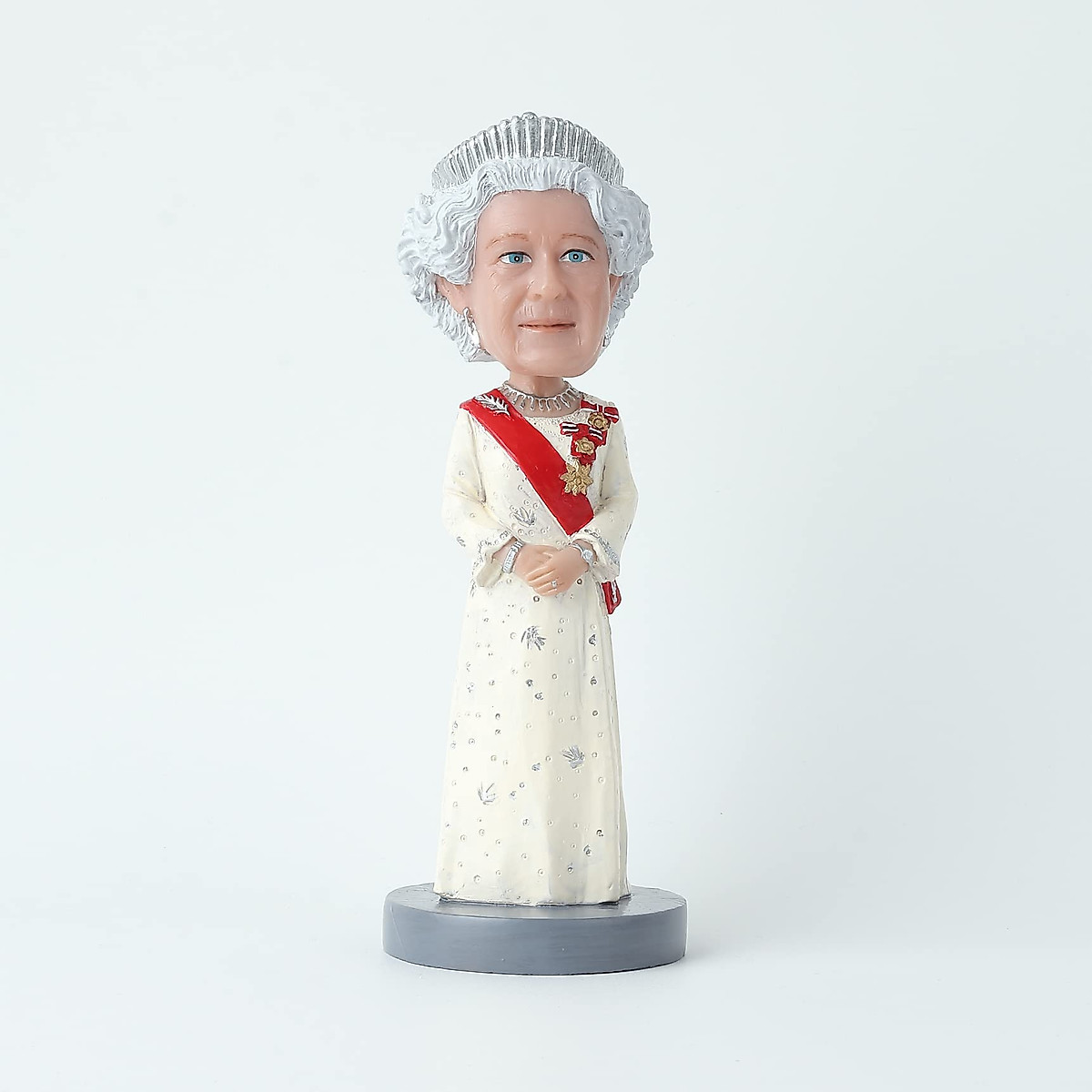 Queen Elizabeth II Bobblehead, United Kingdom Princess Elizabeth Alexandra Mary Windsor Bobblehead Toys Statue Queen Elizabeth II Action Figure