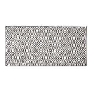 DII Reversible Indoor/Outdoor Diamond Woven Rug, 3x6', Gray