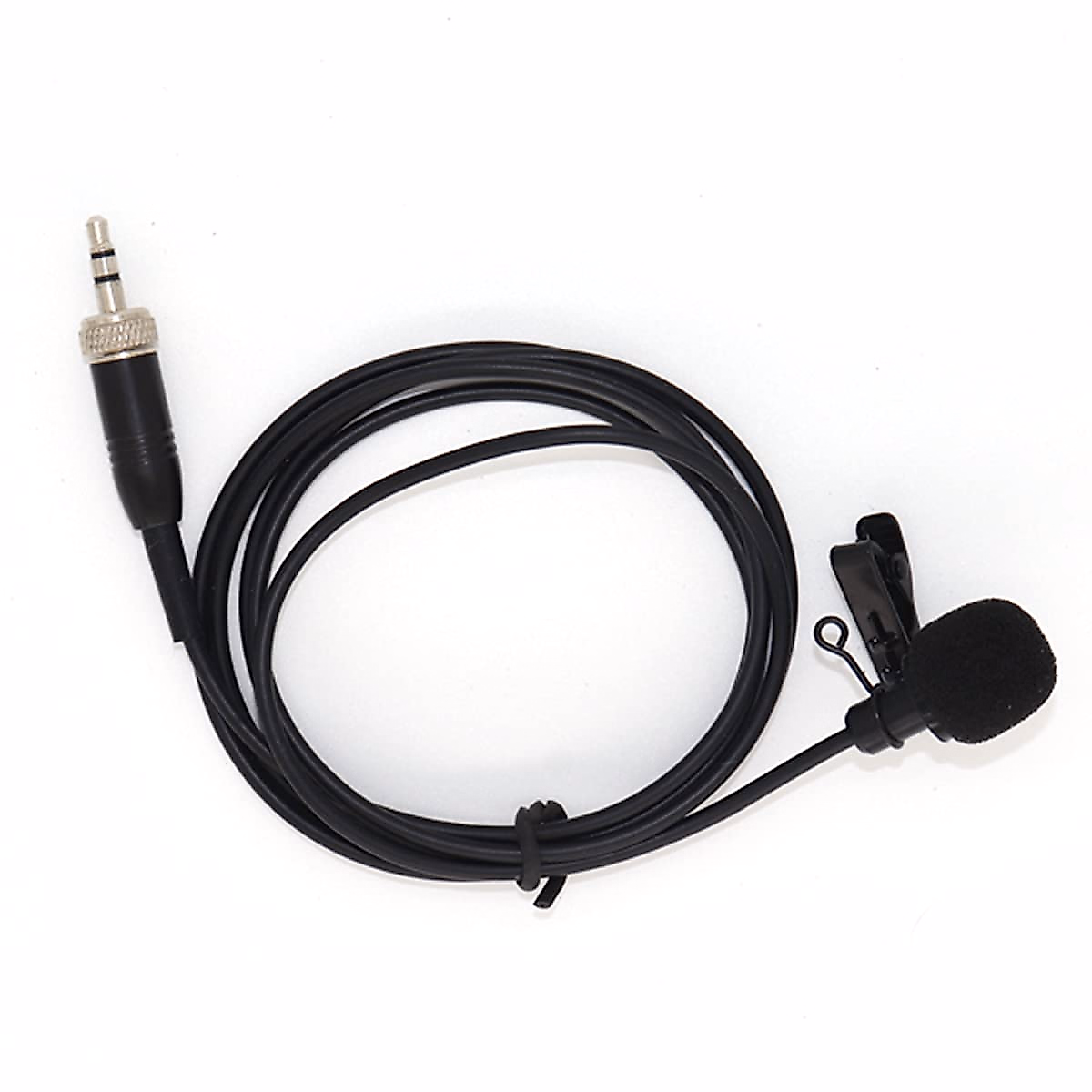 XGWTH Lavalier Microphone Omnidirectional Condenser Lapel Mic Compatible with Sennheiser Wireless System Transmitter Bodypack 3.5mm Stereo Female Screw Plug with Clip & Cap