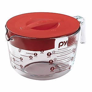 Pyrex Glass Measuring Cup Set (8-Cup, Microwave and Oven Safe )