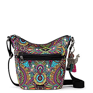 Sakroots womens Eco-twill Eco Twill Sequoia Small Crossbody, Rainbow Wanderlust, One Size US