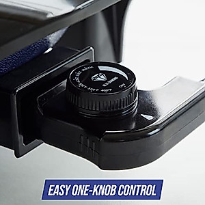 Blue Diamond Ceramic Nonstick Split Savor, 5.5QT Electric Skillet Hot Pot with Divider, Dishwasher Safe, Adjustable Temperature Control, PFAS-Free, Blue