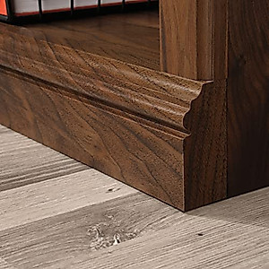 Sauder 5 Shelf Bookcase, Grand Walnut Finish