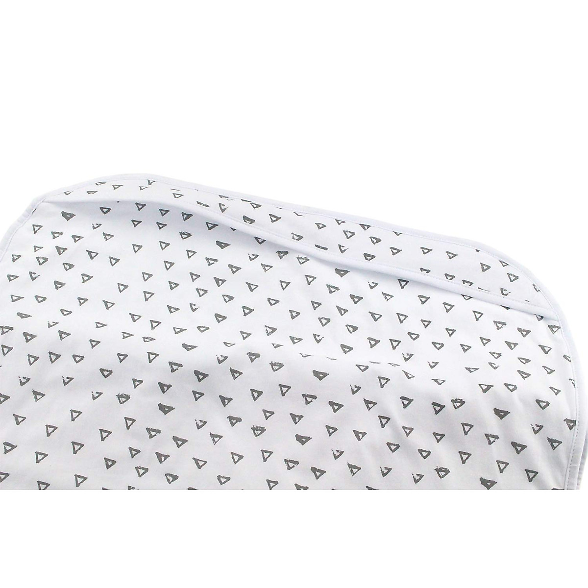 Baby Burp Cloth Double Shoulder Burp Bib, Organic Cotton Large 35”x22”, Triple Layer, Thick, Soft and Extra Absorbent Towels Burping Rags for Newborns, Shower Gift for Boys and Girls, Grey White