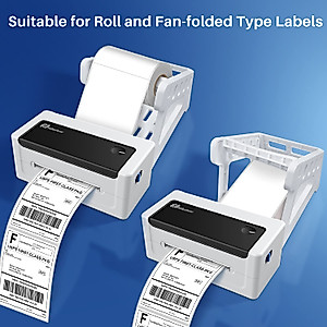 Milestone Shipping Label Printer ,4x6 Desktop Thermal Label Printer for Shipping Packages Small Business, Compatible with USPS,FedEx,Etsy, Shopify,Ebay,Amazon, Compatible Windows and Mac (White)