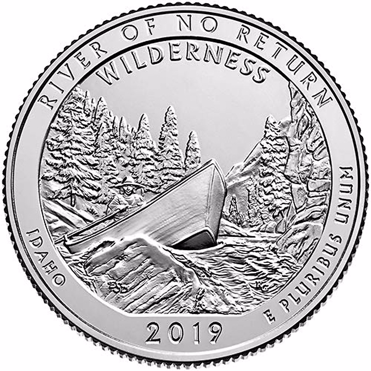 2019 D BU Frank Church River of No Return Wilderness Idaho National Park NP Quarter Choice Uncirculated US Mint