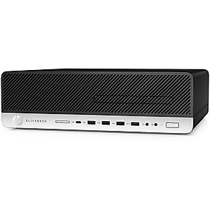 HP EliteDesk 800 G3 Small Form Desktop, Intel Core 7th Gen i5 7500 3.4Ghz, 32GB DDR4 RAM, 500GB Hard Drive, USB Type C, Windows 10 Pro (Renewed)