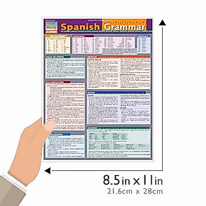 Spanish Grammar: a QuickStudy Laminated Reference Guide