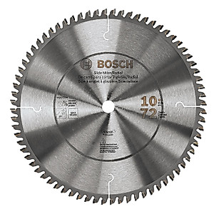 Bosch PRO1072SM 10 In. 72 Tooth Miter/Slide Miter Circular Saw Blade