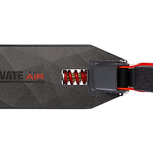 Mongoose Elevate Duo Air Youth/Adult Folding Kick Scooter, Air Filled Tires, Ages 8 Years and Up, Kickstand, Max Rider Weight 220 Pounds, Grey/Red