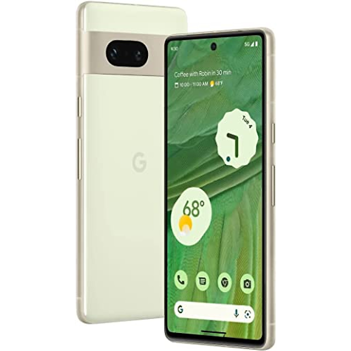 Google Pixel 7 5G 128GB 8GB RAM 24-Hour Battery Factory Unlocked for All Carriers Global Version - Lemongrass
