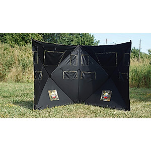 Rhino Blinds Blinds CRP-106 Cut N Run Lightweight 2 Panel Mobile Hunting Blind, Predator