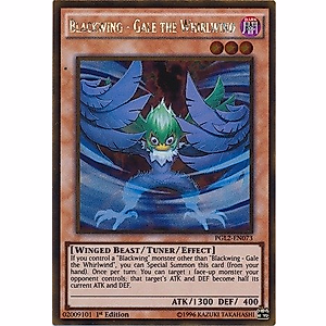 YU-GI-OH! - Blackwing - Gale The Whirlwind (PGL2-EN073) - Premium Gold: Return of The Bling - 1st Edition - Gold Rare