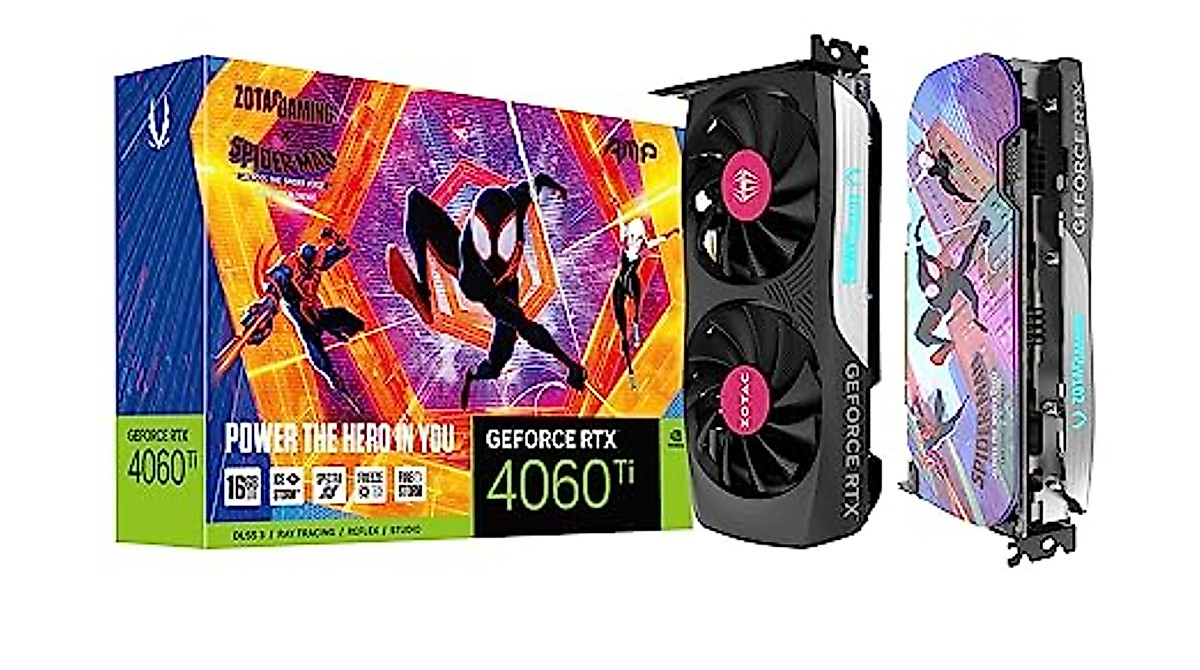 ZOTAC RTX 4060 Ti 16GB Spider-Man Edition Graphics Card