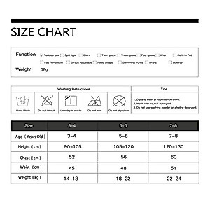 KiuLoam Cute Hippo Animals Blue Girls Bikini Summer Beach Swimsuit Rash Guard UV Protection for 5-6 Years Kids 1 Piece