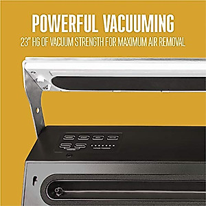 Weston 65-0501-W Professional Advantage Vacuum Sealer, 11", Stainless Steel and Black