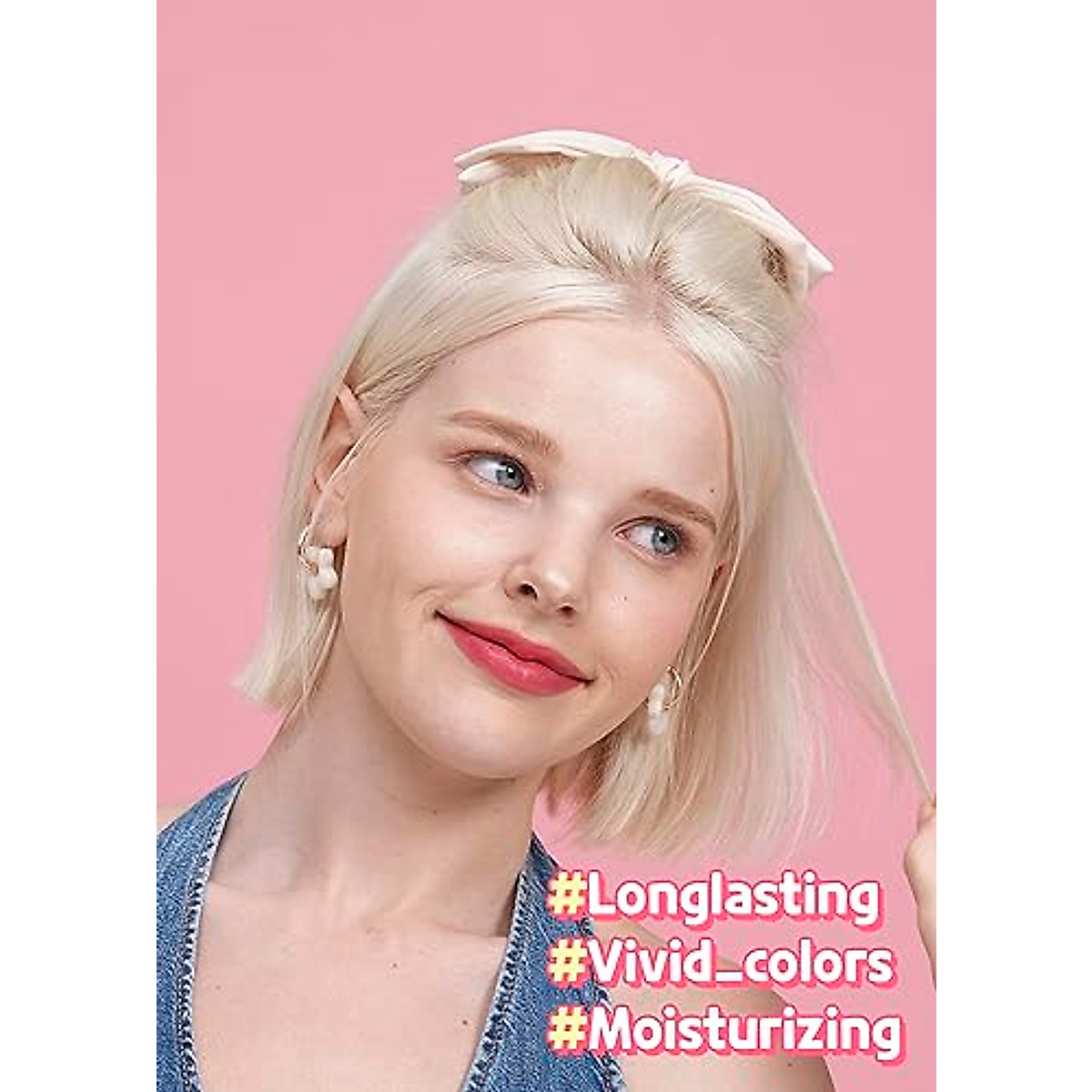 COLORGRAM Thunderbolt Tint Lacquer #02 Heart Tok | Highly Pigmented, Long Lasting, Moisturizing Lip Stain, Buildable and Blendable Lip Tint (0.2 fl.oz)