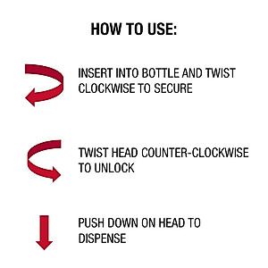 Matrix Universal Dispensing Pump | Shampoo and Conditioner Bottle Pump | Fits 1L Bottles (33.8oz) | Black