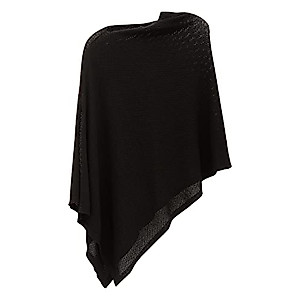 Breathable Nursing Cover for Breastfeeding | Ponchy by Gold Mamas | 5 in 1 Nursing Poncho | Baby Registry Essentials | Black