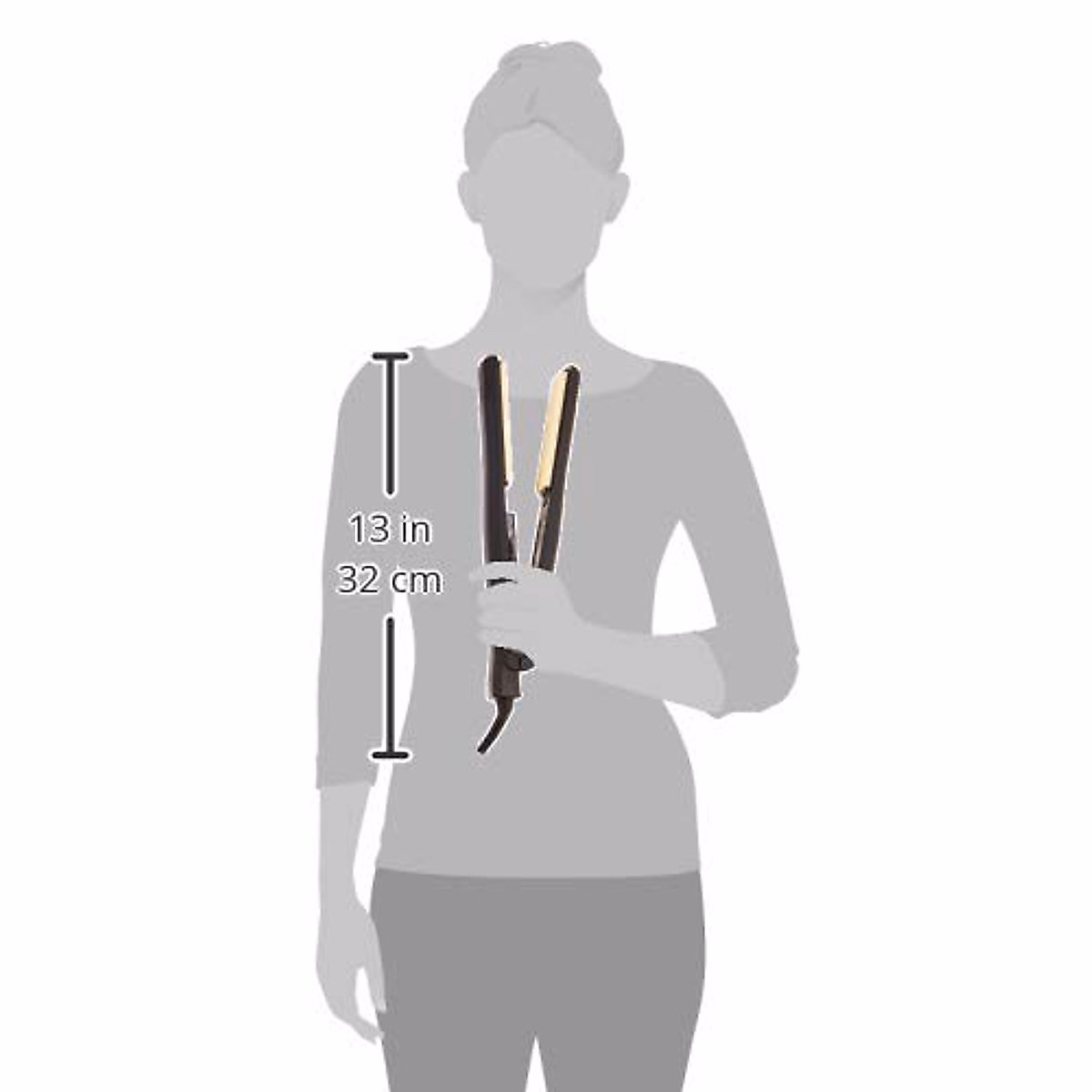 Hot Tools Pro Artist 24K Gold Crimping Iron | For Light Textured Crimps and Volume (1 in)