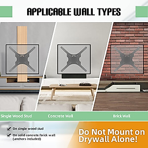 Mount Plus MP-L28-400 Long Arm Full Motion TV Wall Bracket with 28 inch Extension Articulating Arm | Fits Screen Sizes 23 to 55 Inch | VESA 400x400mm Compatible (28" Extension 19" to 55" TV)