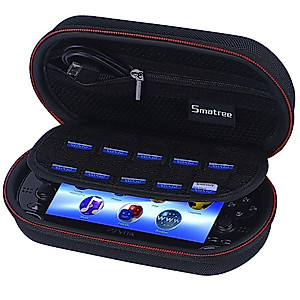 Smatree P100 Carrying Case Compatible for PS Vita, PS Vita Slim,PSP 3000(Without Cover) (Not Fit with PS Vita PCH 2000!)(Console and Accessories NOT Included)
