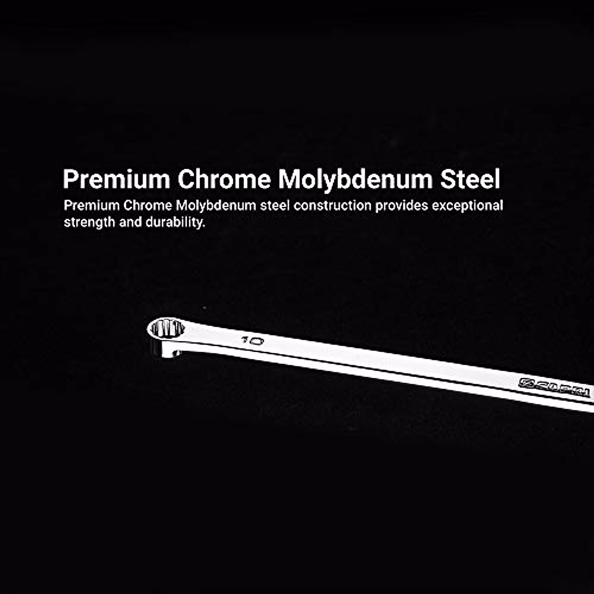 Capri Tools 1/2 x 9/16 in. 0 Degree Offset Extra Long Box End Wrench (CP11800-12916)