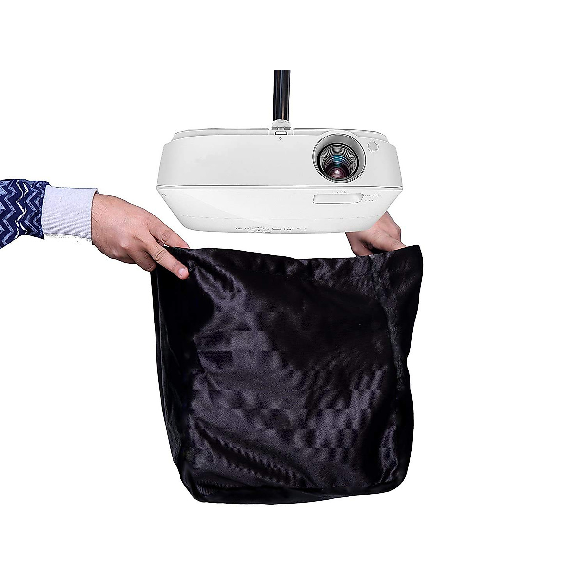 Projector Dust Cover,Fit for Ceiling Mounted Projector and Universa Projector Waterproof,Dust-Proof, UV-Resistant Cover Oxford Cloth,Dimensions13.7" x 13.7" X 8.6"