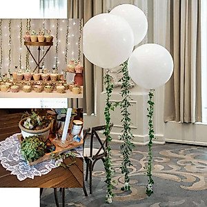 Efavormart 18FT Mini Leaf Garland, DIY Wired Artificial Vine Greenery Garland, Green Leaf Strand, Wall, Wedding, Party, Wall, Office, Backdrop Arch, Garden Decorations