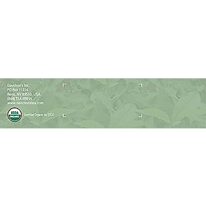 Davidson's Organics, Guayusa Energy, 100-count Unwrapped Tea Bags