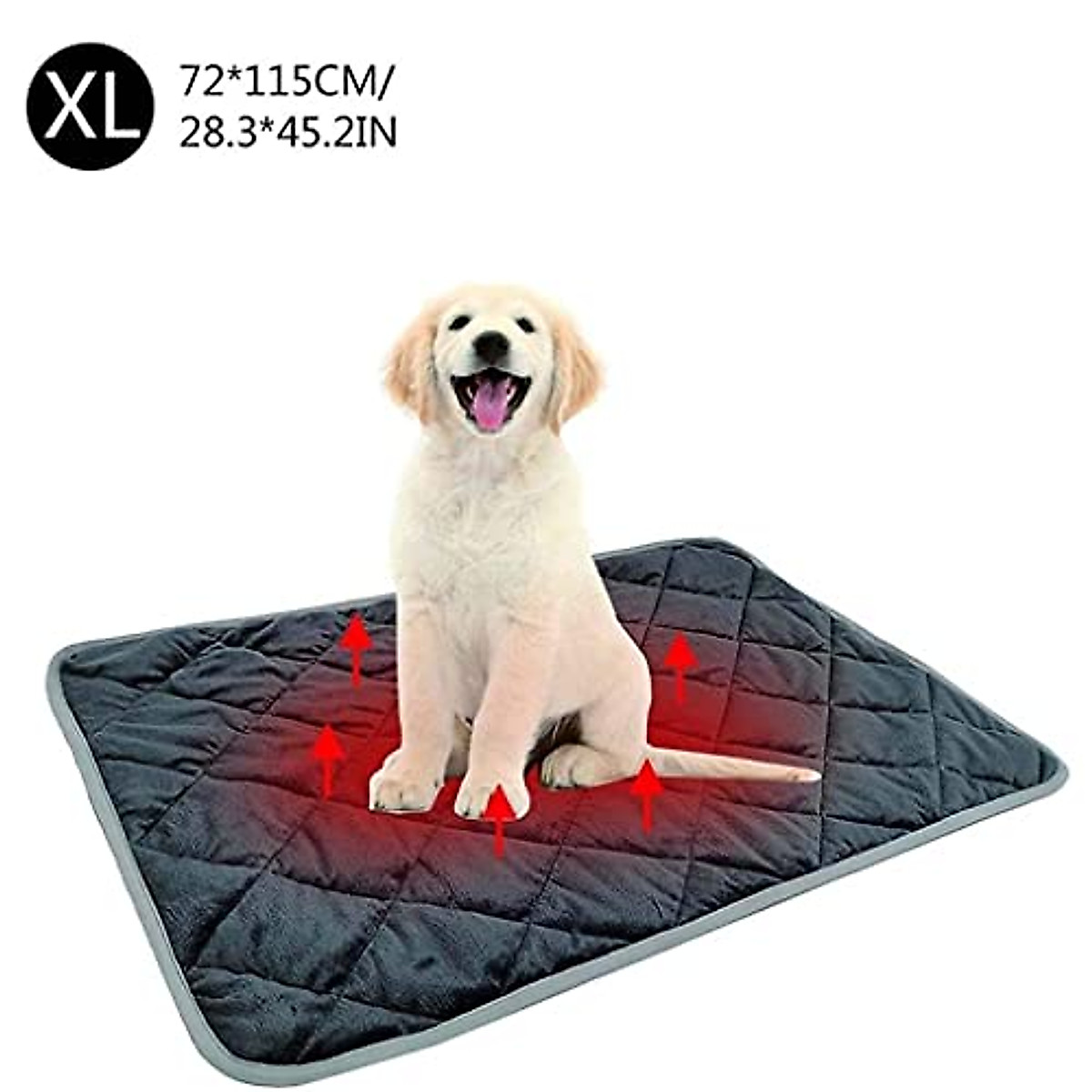 Non-Electric Pet Warming Pad, Pet Blanket Thermal Cat and Dog Warming Bed Mat for Cats Dogs and Kittens for Outdoor Indoor