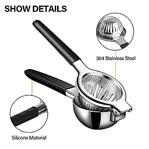 Pressure Absorbing Handles Apple Slicer and Lemon Squeezer, Easy to Use Kitchen Tool