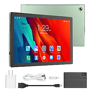 Honio Tablet, FHD Screen Support Fast Charging Support 4G Calls Dual Camera 10.1 Inch Tablet 100-240V 12 (US Plug)