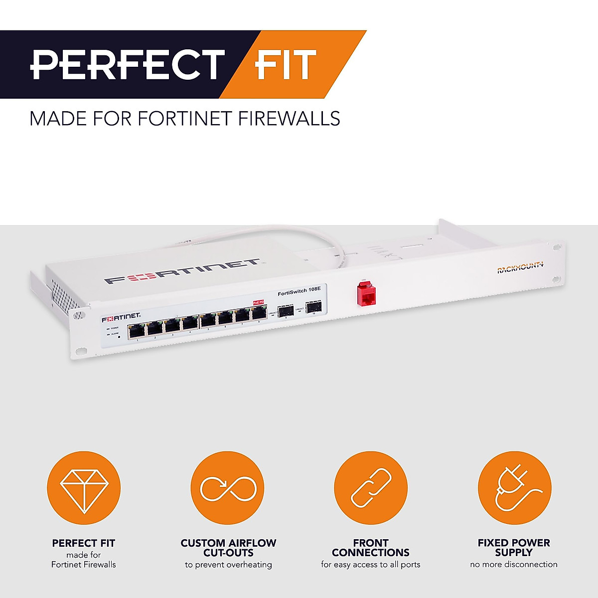 Rackmount.IT | RM-FR-T12 | Rack Mount Kit for FortiSwitch 108E
